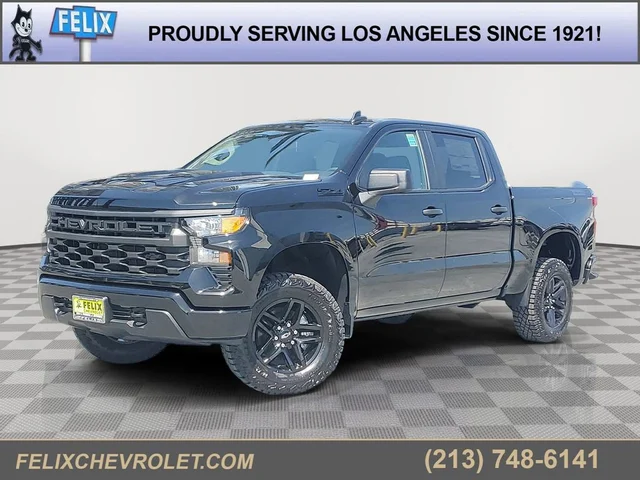New 2026 Chevrolet Silverado 1500 Custom Trail Boss Crew Cab in Los ...