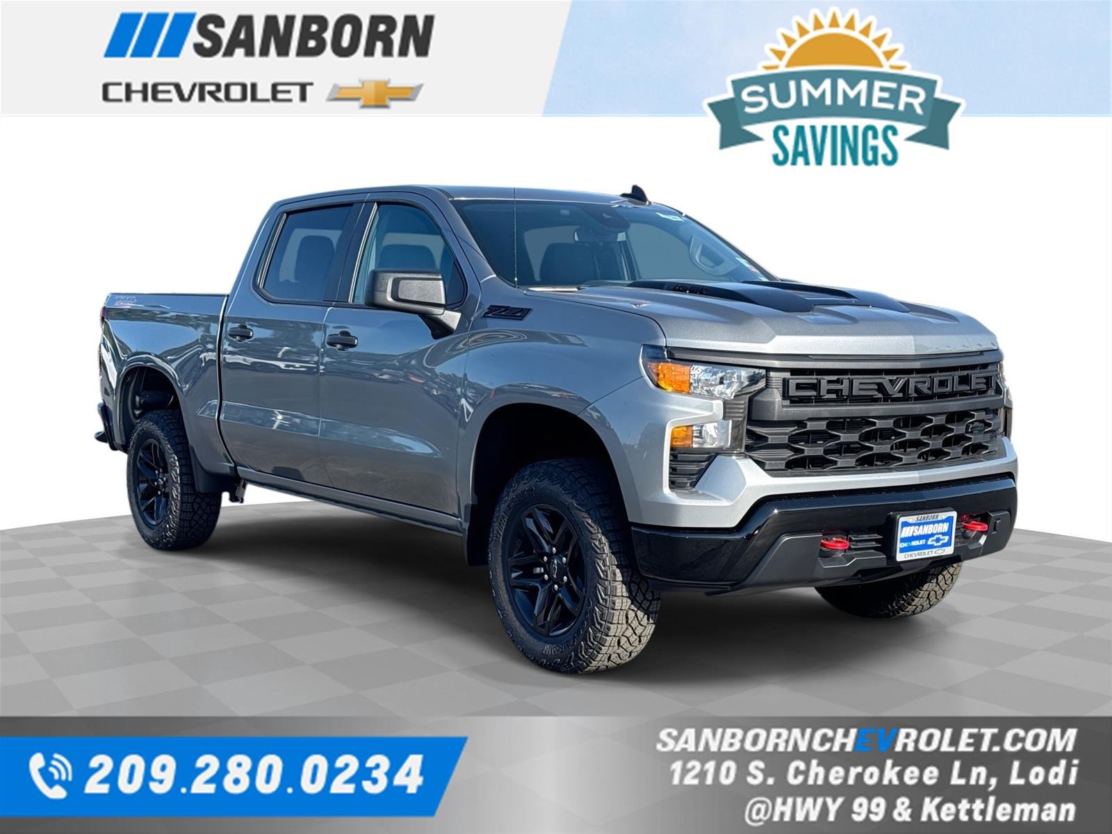 New 2026 Chevrolet Silverado 1500 Custom Trail Boss Crew Cab in Lodi ...