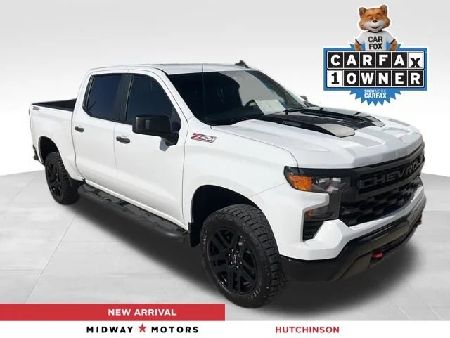 Pre-Owned 2025 Chevrolet Silverado 1500 Custom Trail Boss Crew Cab in ...