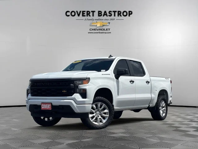 Pre-Owned 2023 Chevrolet Silverado 1500 Custom Crew Cab in Austin # ...