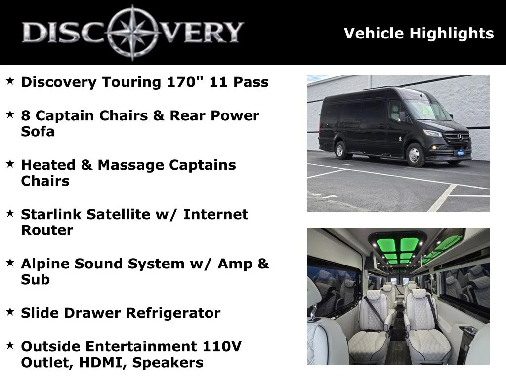 New 2026 Mercedes-Benz Luxury Sprinter Discovery Touring 11 Passenger ...