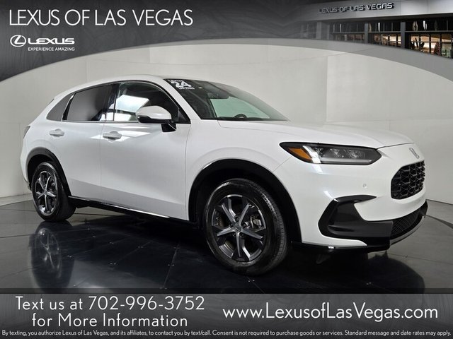 Pre-Owned Platinum White Pearl 2024 Honda HR-V EX-L 4D Sport Utility in ...