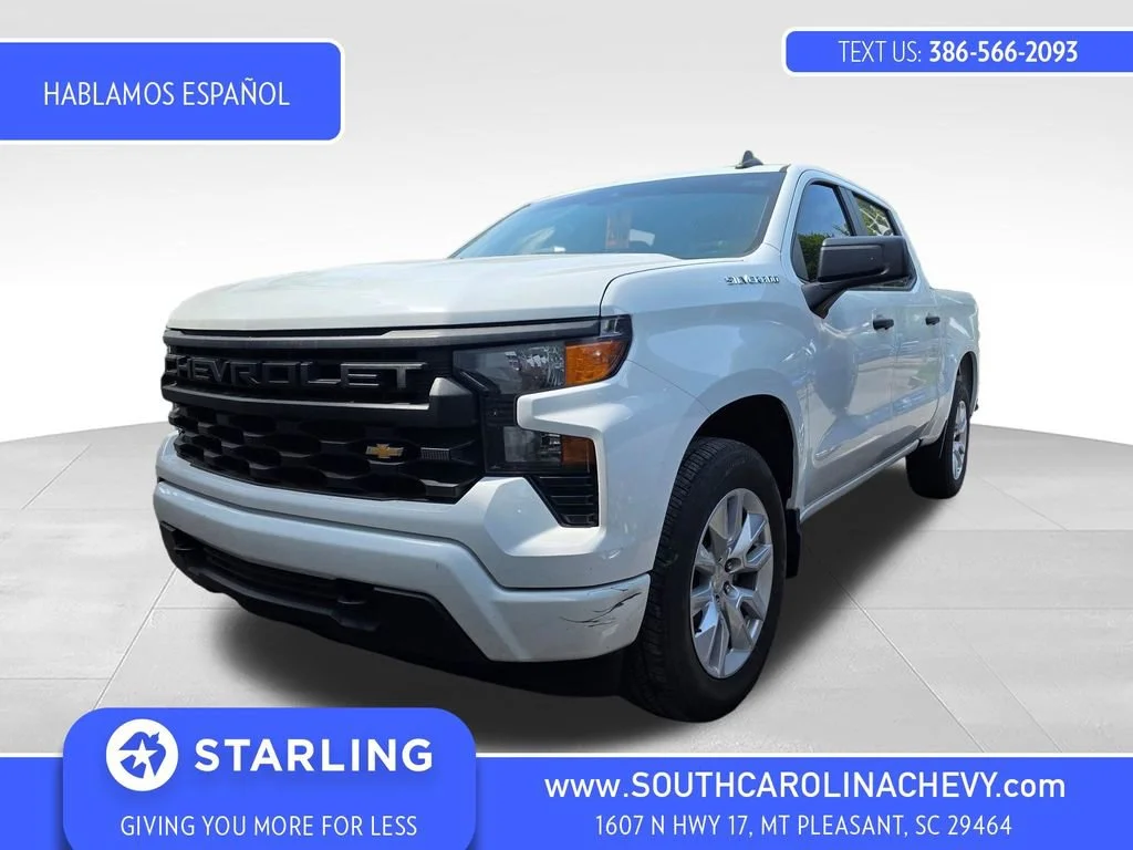 Pre-Owned 2022 Chevrolet Silverado 1500 Custom Crew Cab in Mount ...