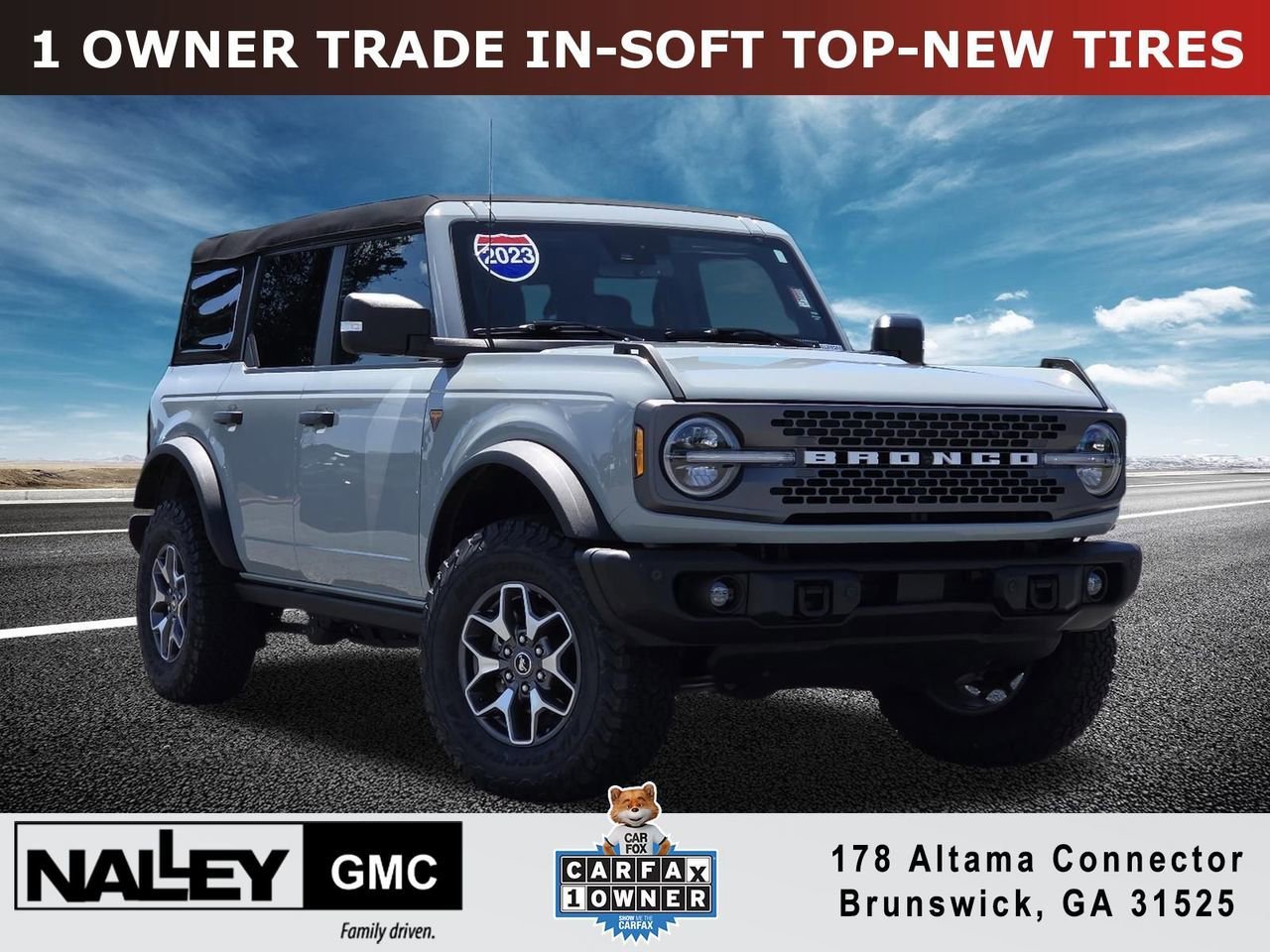 Pre-Owned 2023 Ford Bronco Base Utility in Brunswick #G13085A | Nalley ...