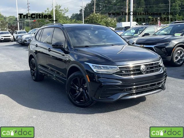 Pre-Owned 2024 Volkswagen Tiguan 2.0T SE R-Line Black 4D Sport Utility ...