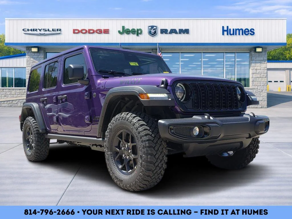 New 2026 Jeep Wrangler Willys 4-door in Waterford #T0467 | Humes ...