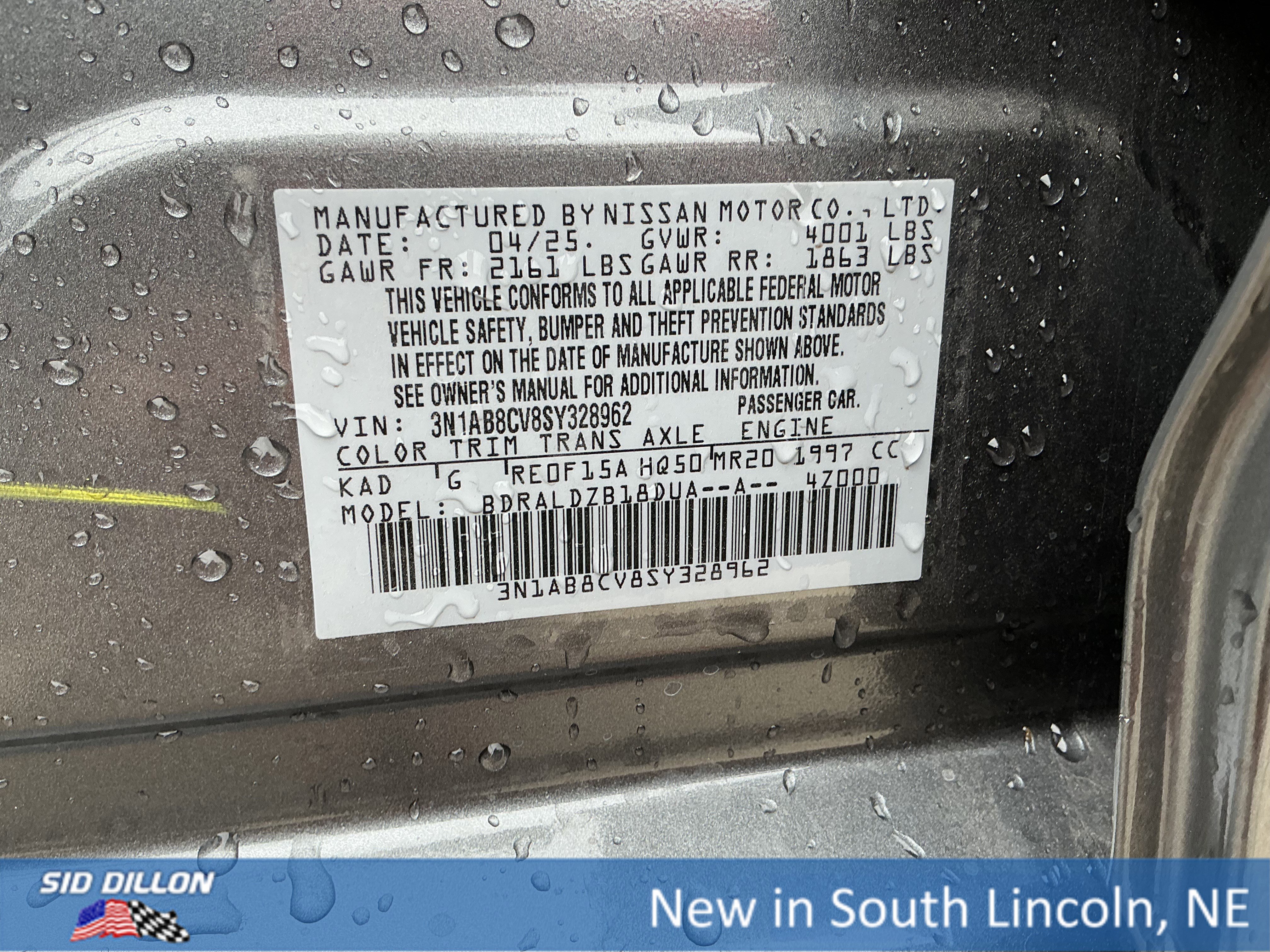 New 2025 Nissan Sentra SV 4 Door Sedan in #4N26036 | Sid Dillon