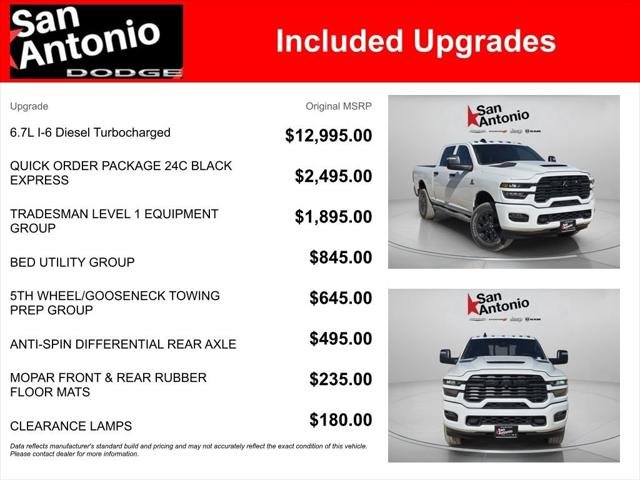 New 2026 RAM 2500 Black Express Crew Cab in San Antonio #TG255444 | San ...