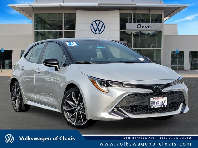 Pre-Owned 2021 Toyota Corolla Hatchback XSE 5D Hatchback in Clovis # ...